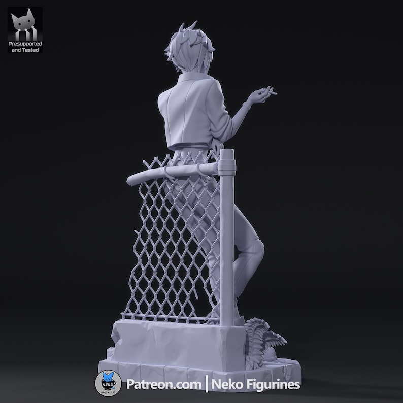 Invisible Dispatch Figure 3D Printed – Anime Fanart Garage Kit, Resin ...