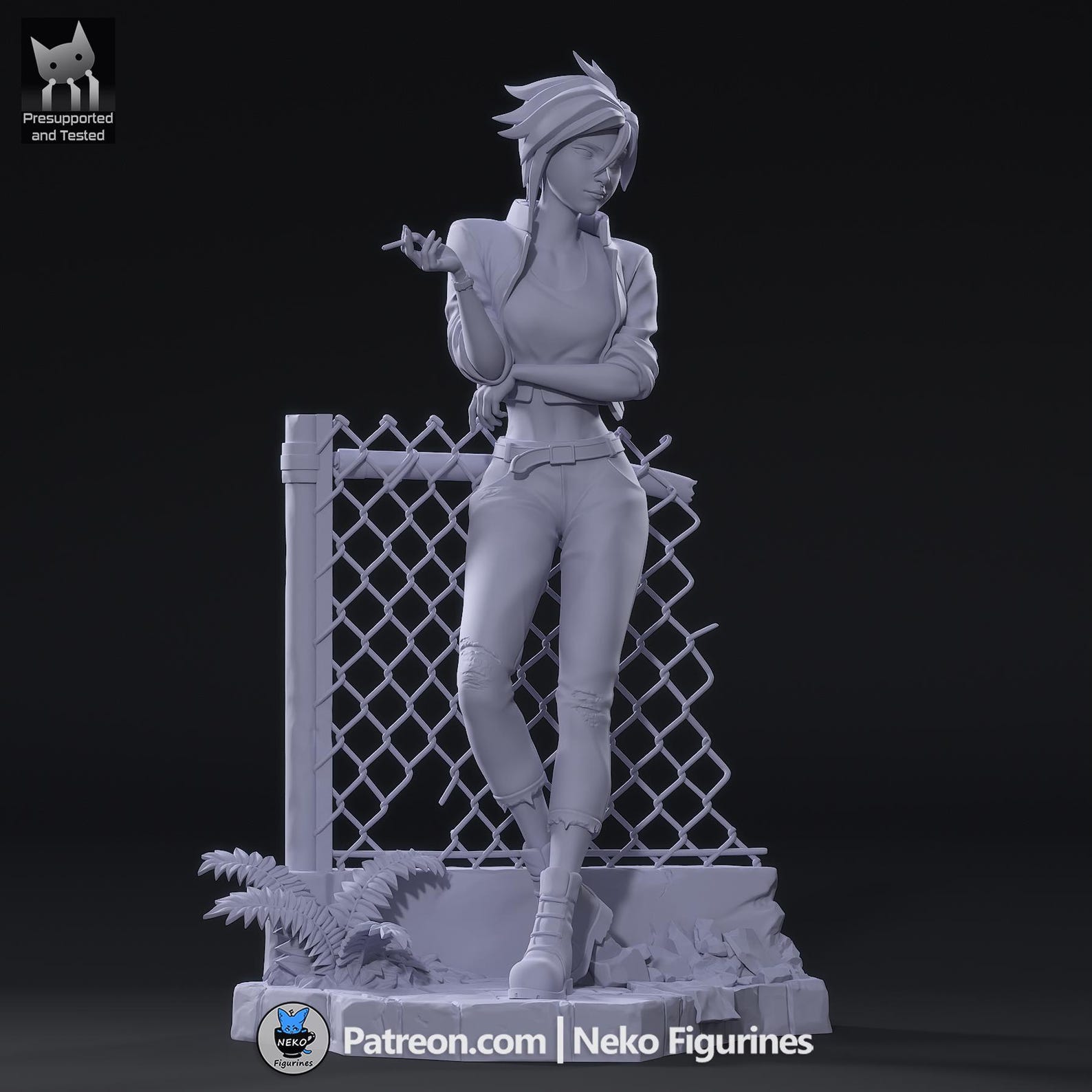 Invisible Dispatch Figure 3D Printed – Anime Fanart Garage Kit, Resin ...