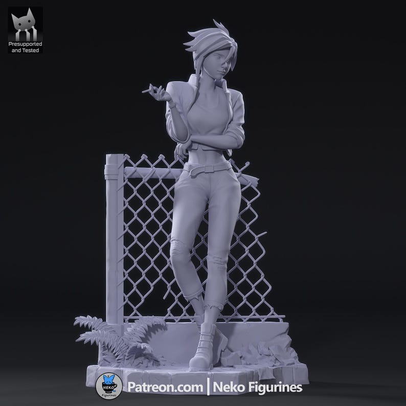 Invisible Dispatch Figure 3D Printed – Anime Fanart Garage Kit, Resin ...