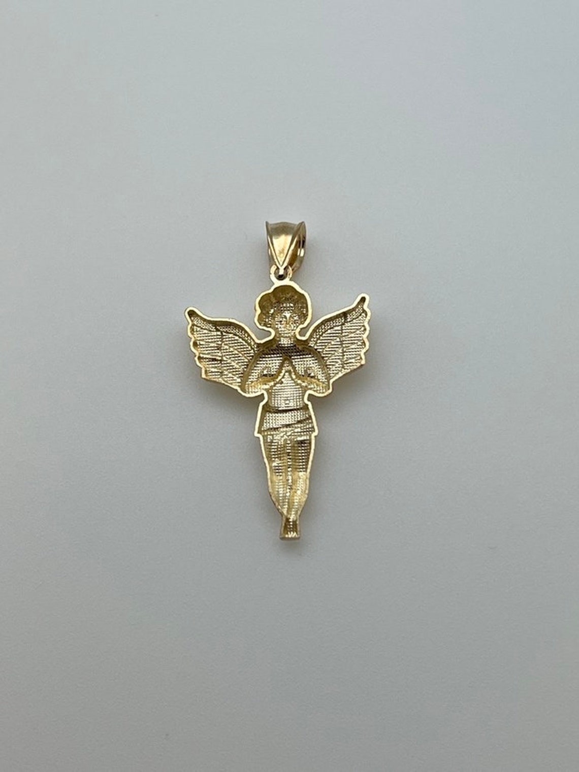 Authentic 10K Gold Guardian Praying Baby Angel Charm Yellow - Etsy