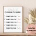 Grounding Technique Printable Poster, Therapy Office Decor, Classroom ...