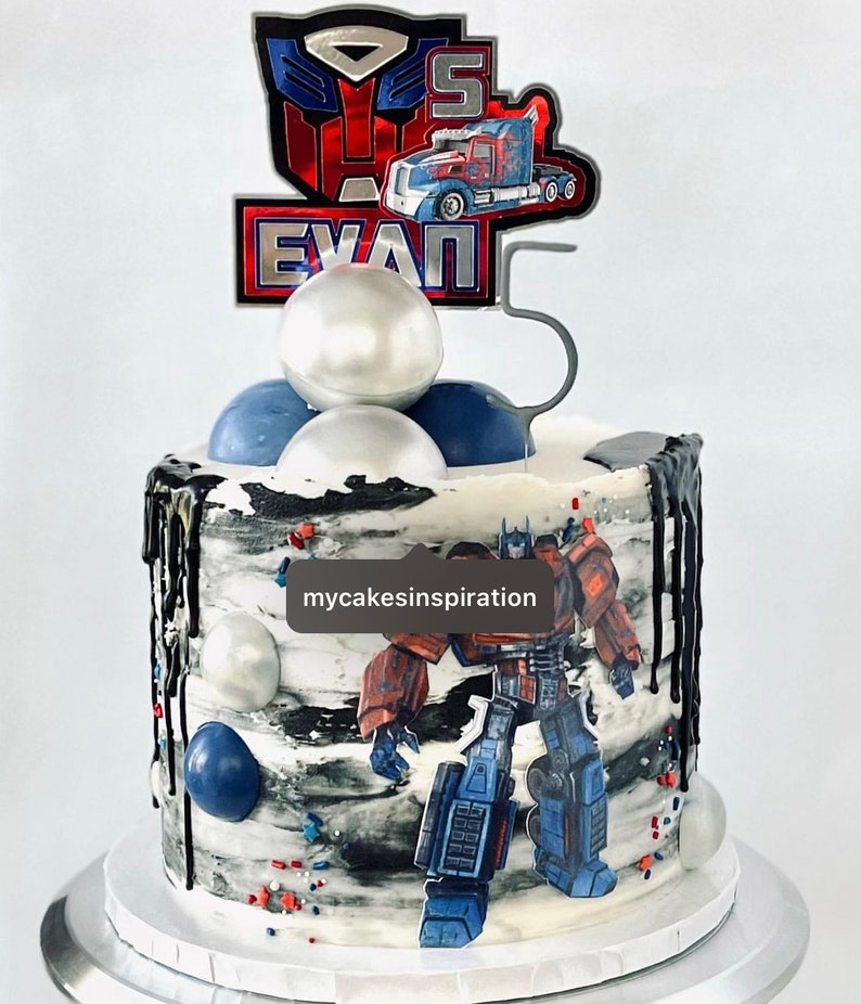 Transformer Cake Topper - Etsy