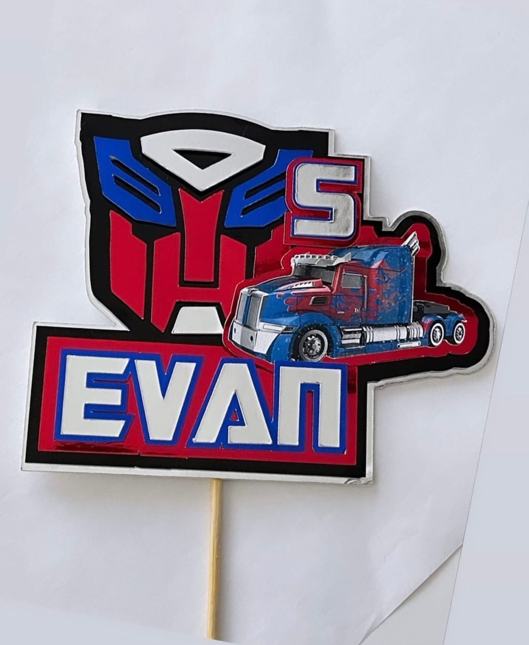 Transformer Cake Topper - Etsy
