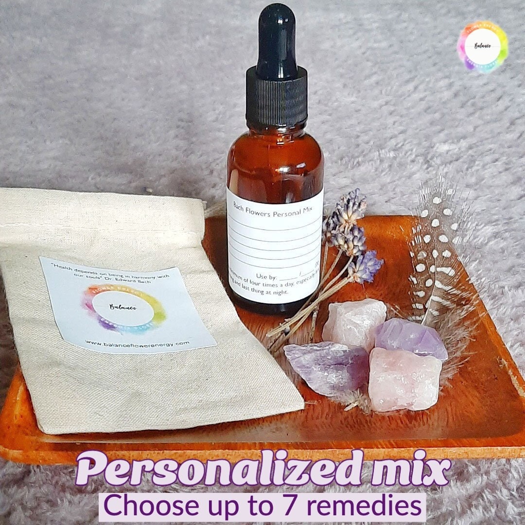 Personalized Bach Flower Remedies - Original Bach Formula - Etsy