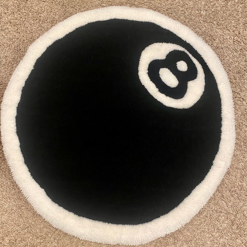 8 Ball Rug - Etsy