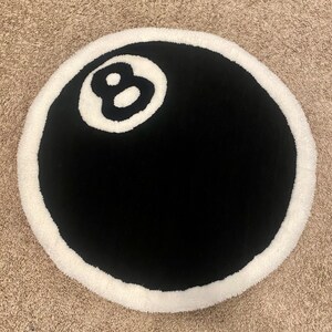 8 Ball Tufted Rug - Etsy