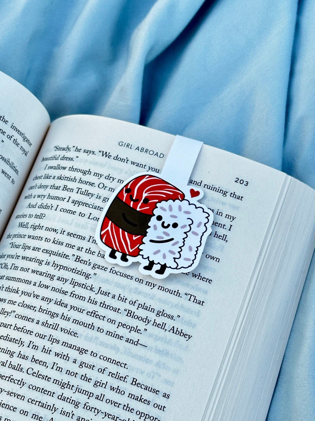 Sushi Sashimi Rice Magnetic Bookmark | Book Accessories Gift for Book ...