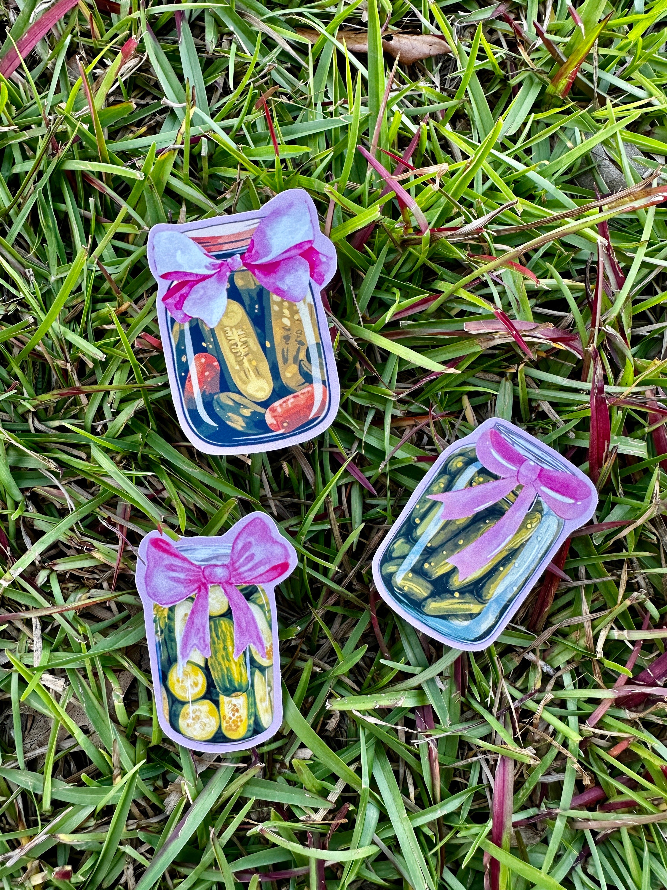 Coquette Pickle Jar Sticker Set Water Resistant - Etsy