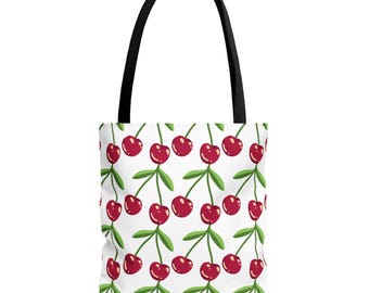 Cherry Tote Bag - Etsy