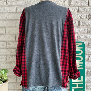 Reworked Nebraska Blackshirts Tee and Flannel Game Day Rework Clothing ...