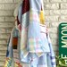 Ladies Large Vintage Quilt Tunic Top Handmade Bell Sleeve - Etsy
