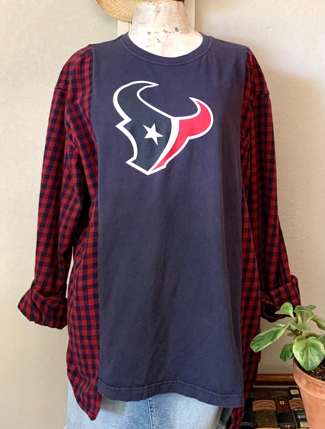 Reworked Houston Texans JJ Watt Tee and Flannel Rework Sustainable ...
