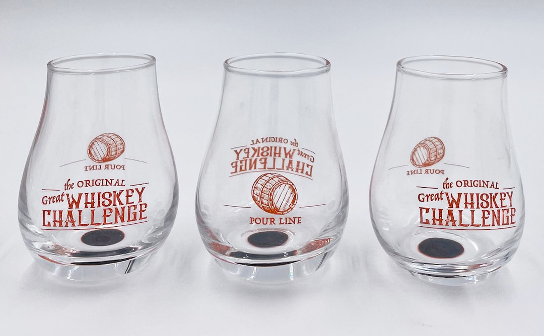 Great Whiskey Challenge Blind Taste Test Glasses Set - A/B/C Glasses ...