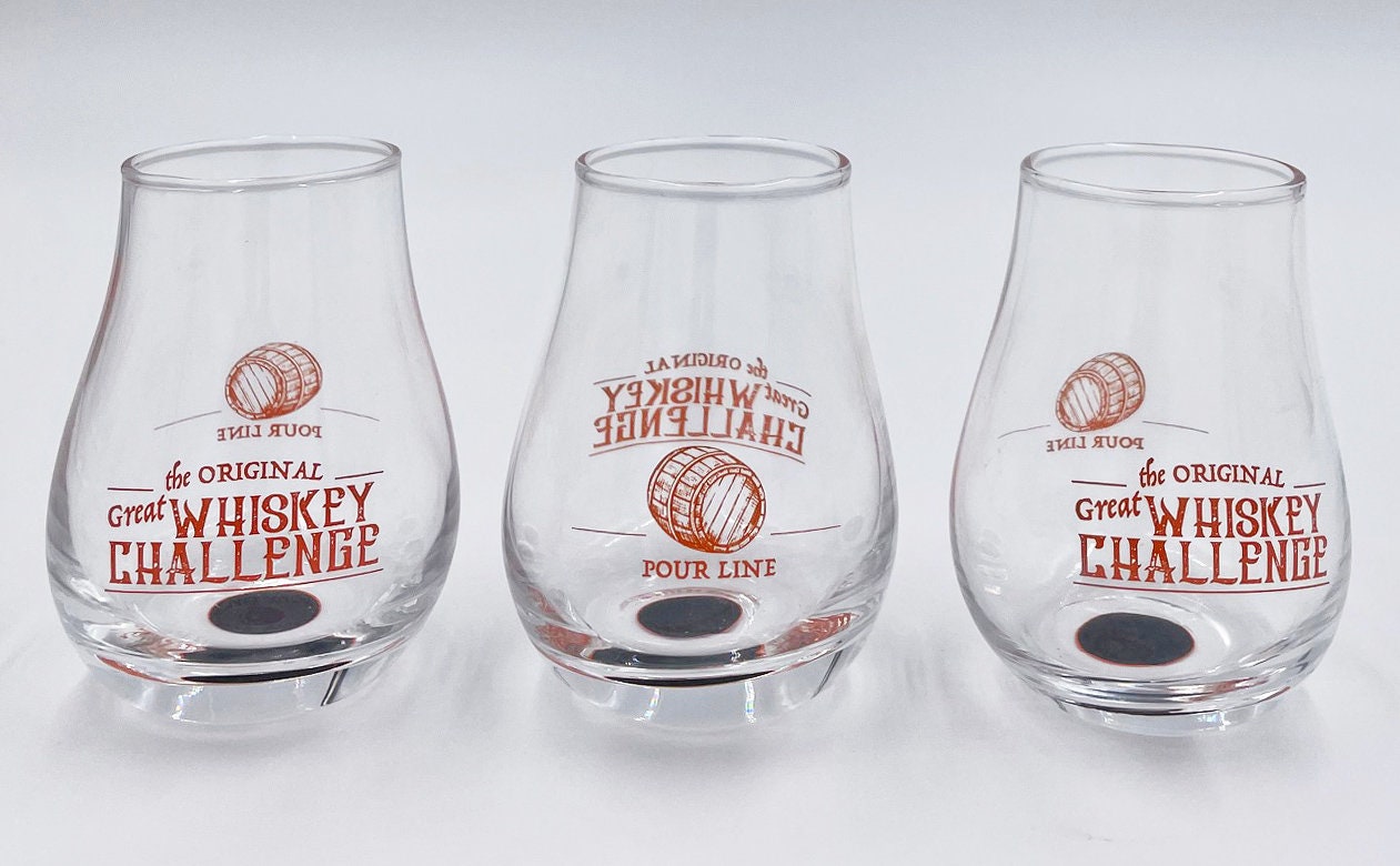 Great Whiskey Challenge Blind Taste Test Glasses Set - A/B/C Glasses ...