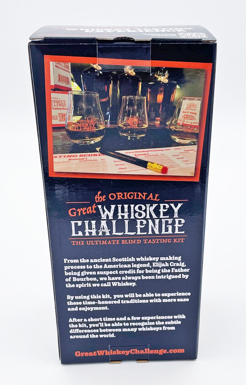 The Original Great Whiskey Challenge Blind Tasting Bourbon Kit - Spirit ...