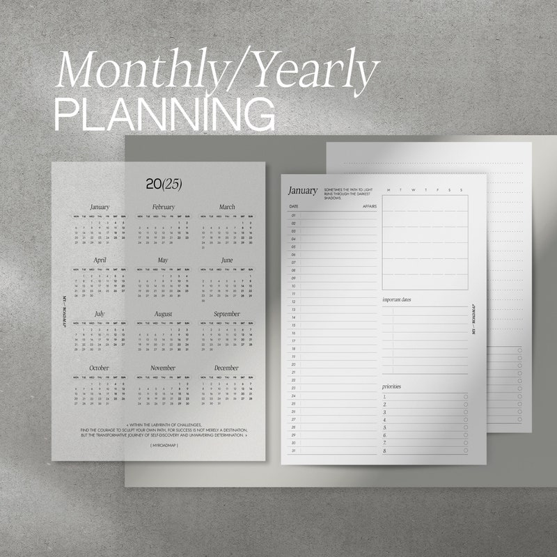 Planner Inserts - Etsy
