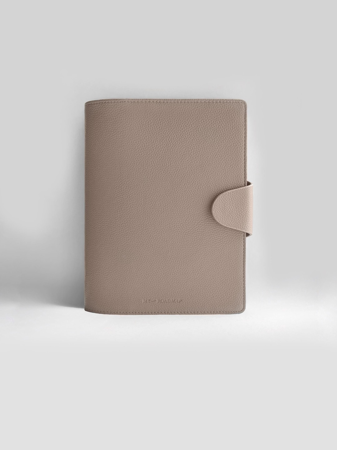 Refillable Notebook Cover «taupe Clair» | Personalizable | With Rings ...