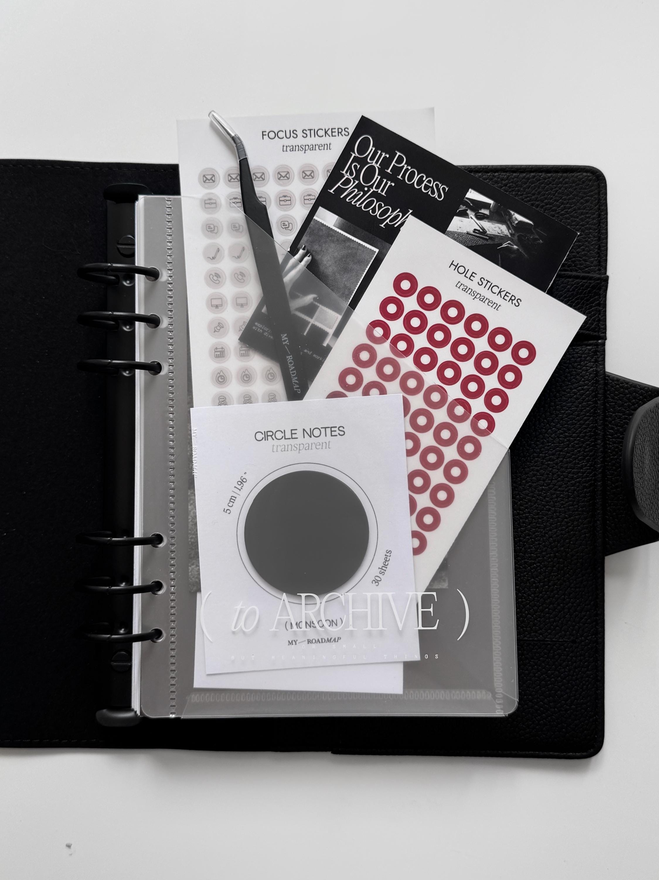 A5 Planner Pocket With 2 Pockets | Transparent Insert for Ring Planner ...