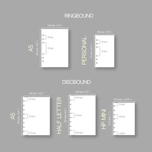 A5 Motivational Planner Dashboard “my Potential” | Minimalist Divider ...