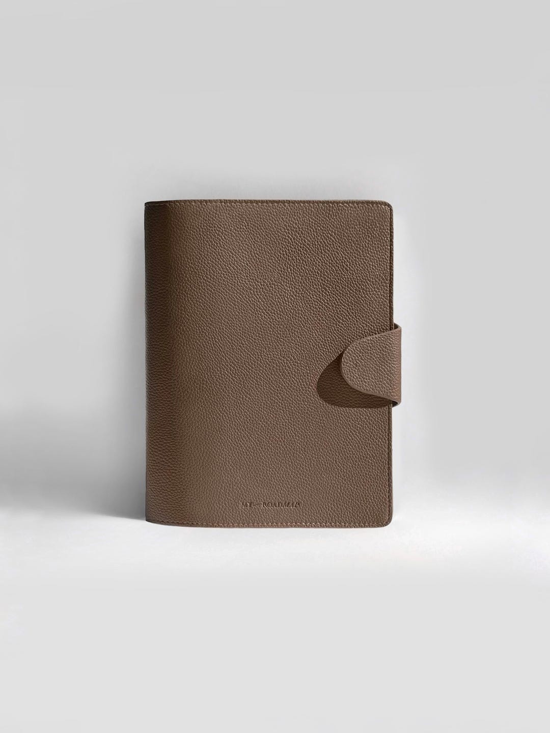 Refillable Notebook Cover "pecan" | Personalizable | With Rings or ...