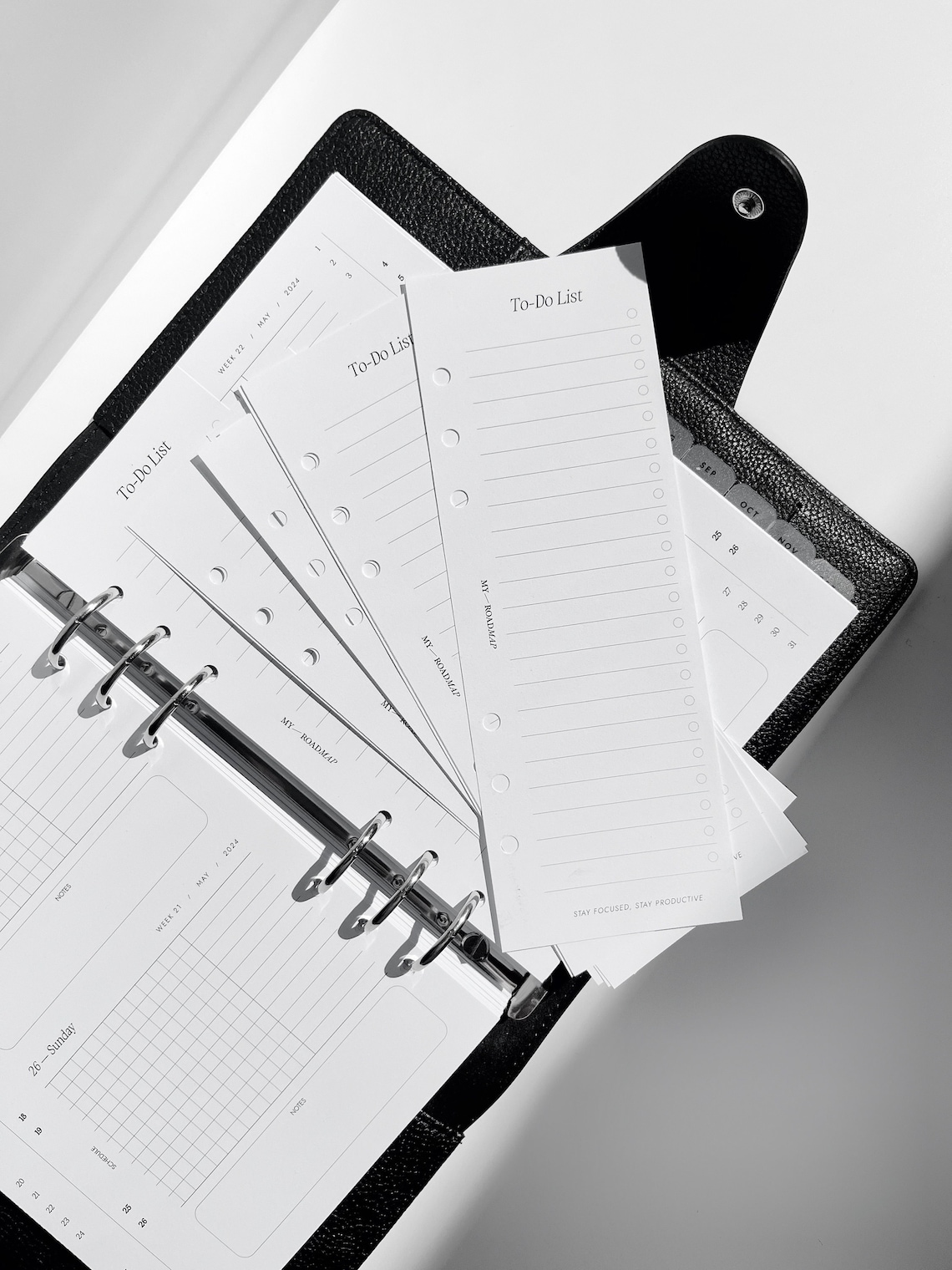 To-do List Inserts | A5 Ring Planner & Discbound Planner Refills | Half ...