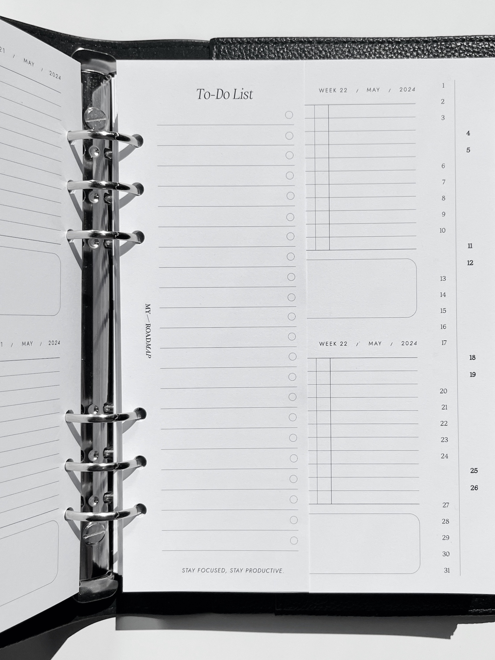 To-do List Inserts | A5 Ring Planner & Discbound Planner Refills | Half ...