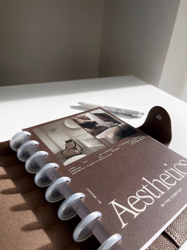 A5 Motivational Planner Dashboard "aesthetics" | Minimalist Dashboard ...