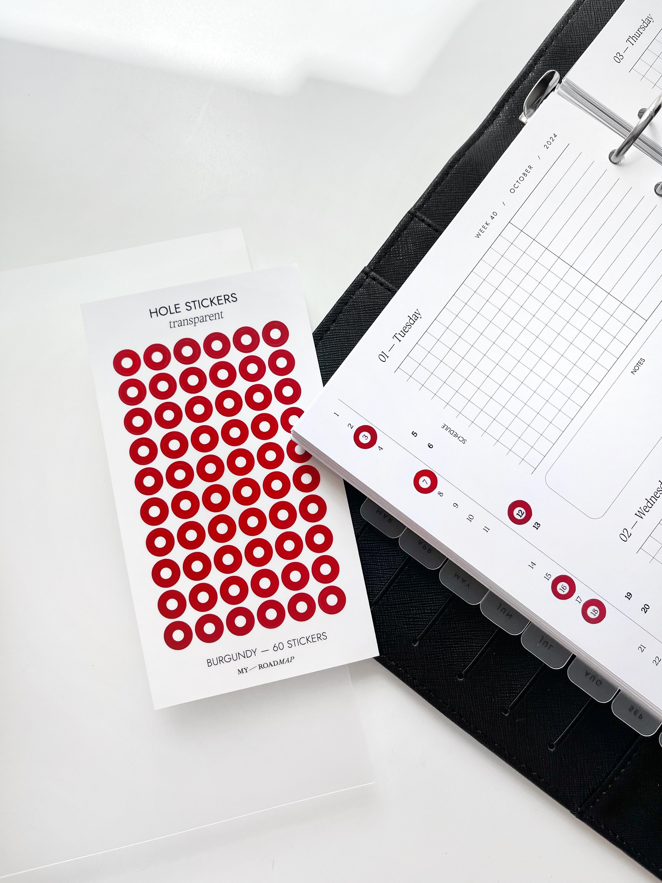Transparent Round Stickers, See-through Stickers for Your Planner ...