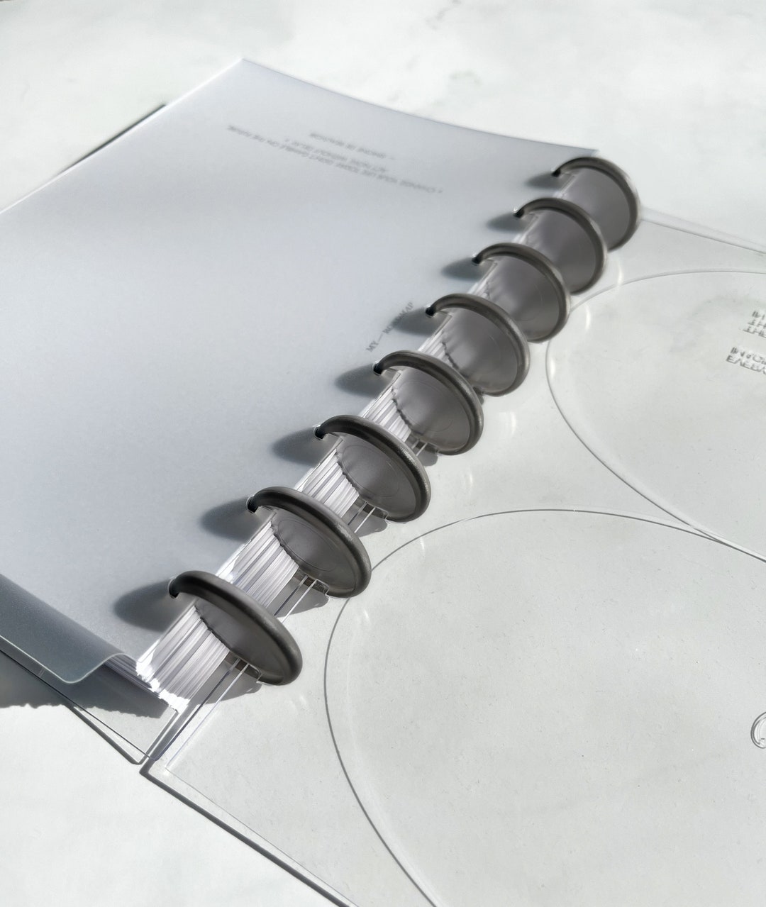 Discbound Discs 32mm schwarz transparent matt - Etsy.de