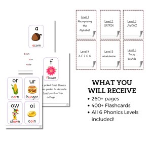 Ultimate Phonics BUNDLE Phonics Storyboards Words Flashcards, Sight Words Printable, Learn to ...