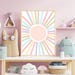 Sun Poster, Printable Playroom Posters, Boho Montessori Classroom Decor ...