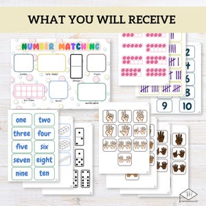 Montessori Counting Activity for Toddlers, Practice 1 to 10 Number ...