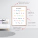 Set of 6 Educational Posters, Shapes, Numbers, Alphabet, Days of the ...