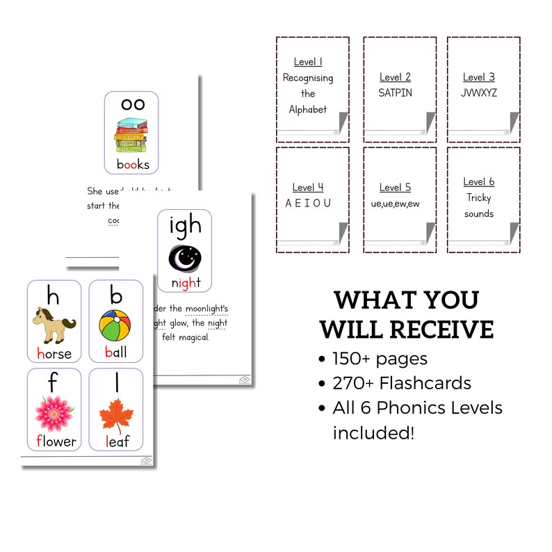 Phonics Storyboards, Phonetic Words Flashcards, Sight Words Printable ...
