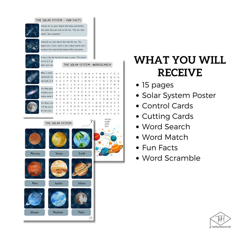 Solar System Toddler Busy Book Learning Pack - Montessori Materials ...