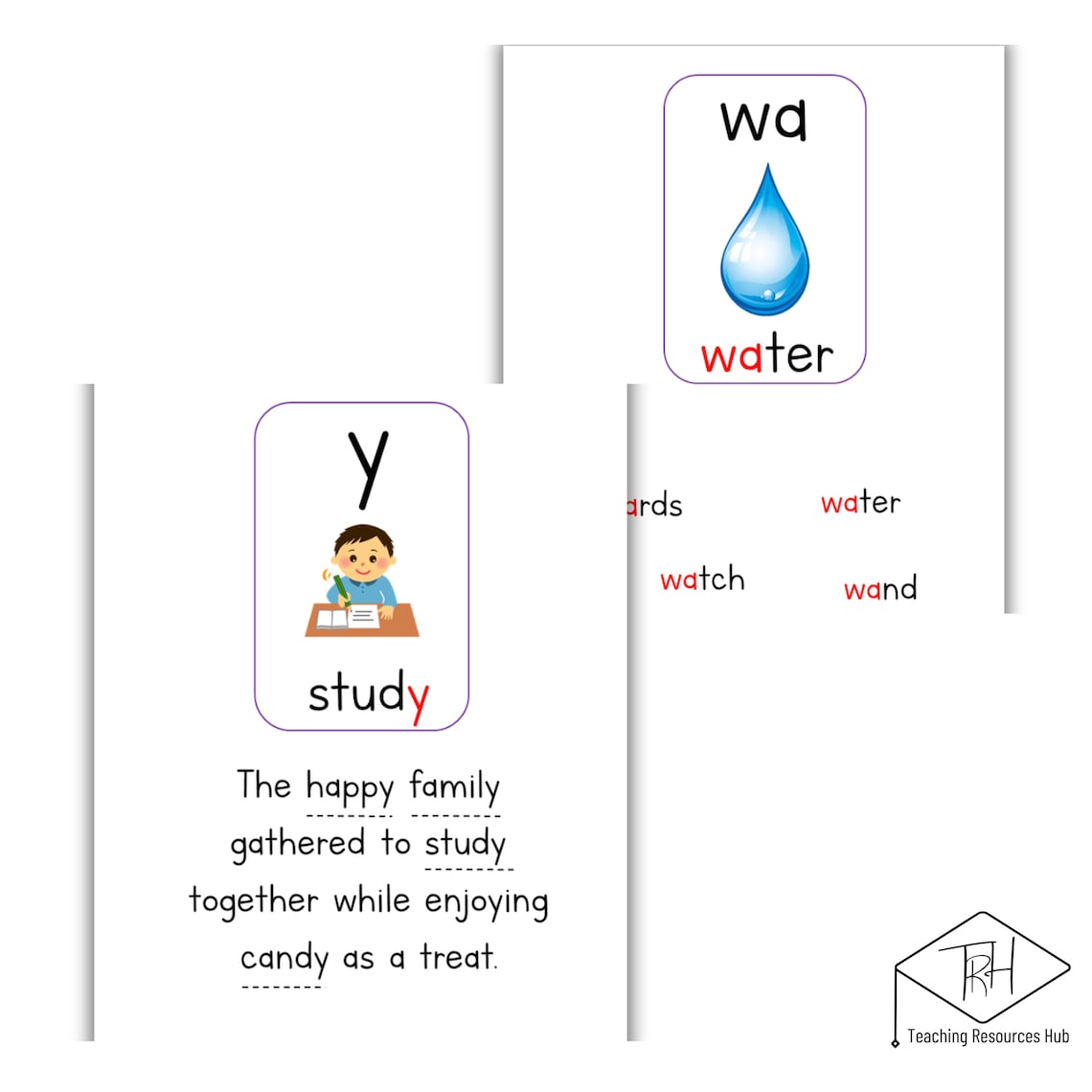 Ultimate Phonics BUNDLE Phonics Storyboards Words Flashcards, Sight ...