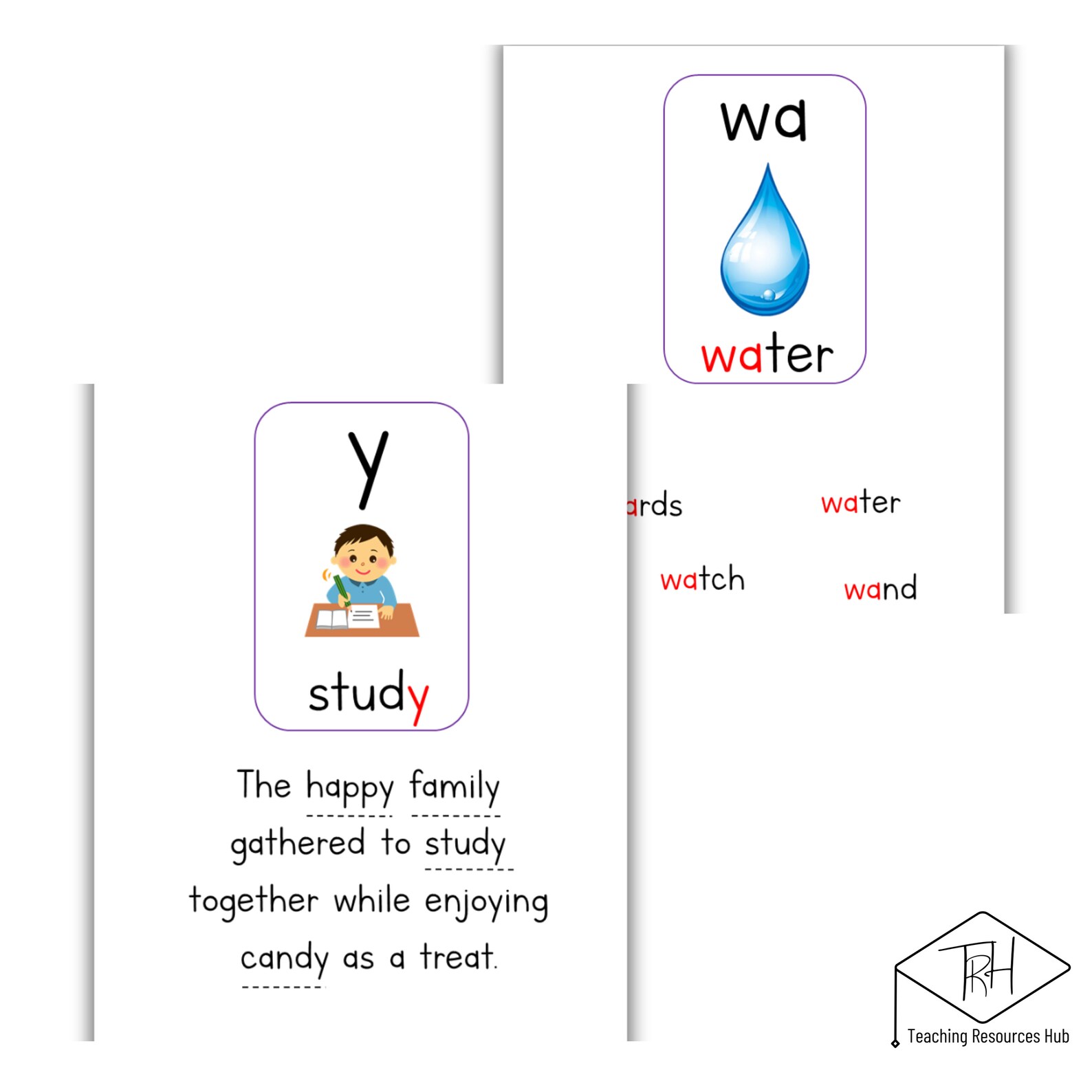 Ultimate Phonics BUNDLE Phonics Storyboards Words Flashcards, Sight Words Printable, Learn to ...