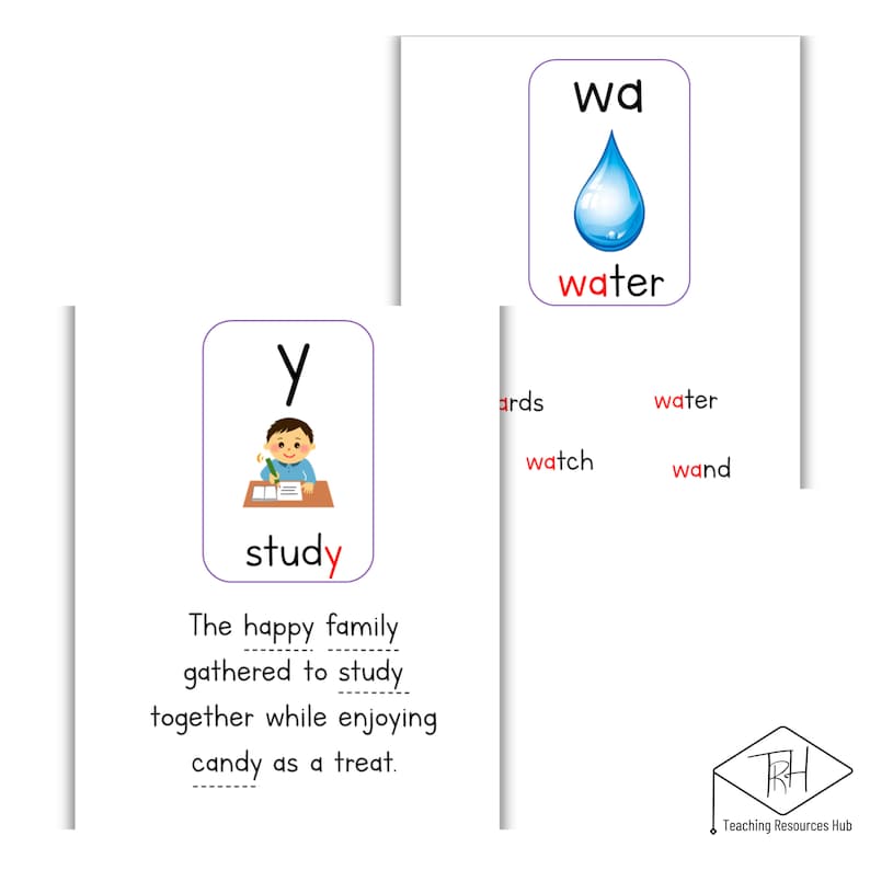 Ultimate Phonics BUNDLE Phonics Storyboards Words Flashcards, Sight ...