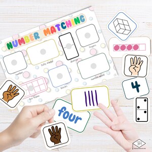 Montessori Counting Activity for Toddlers, Practice 1 to 10 Number ...