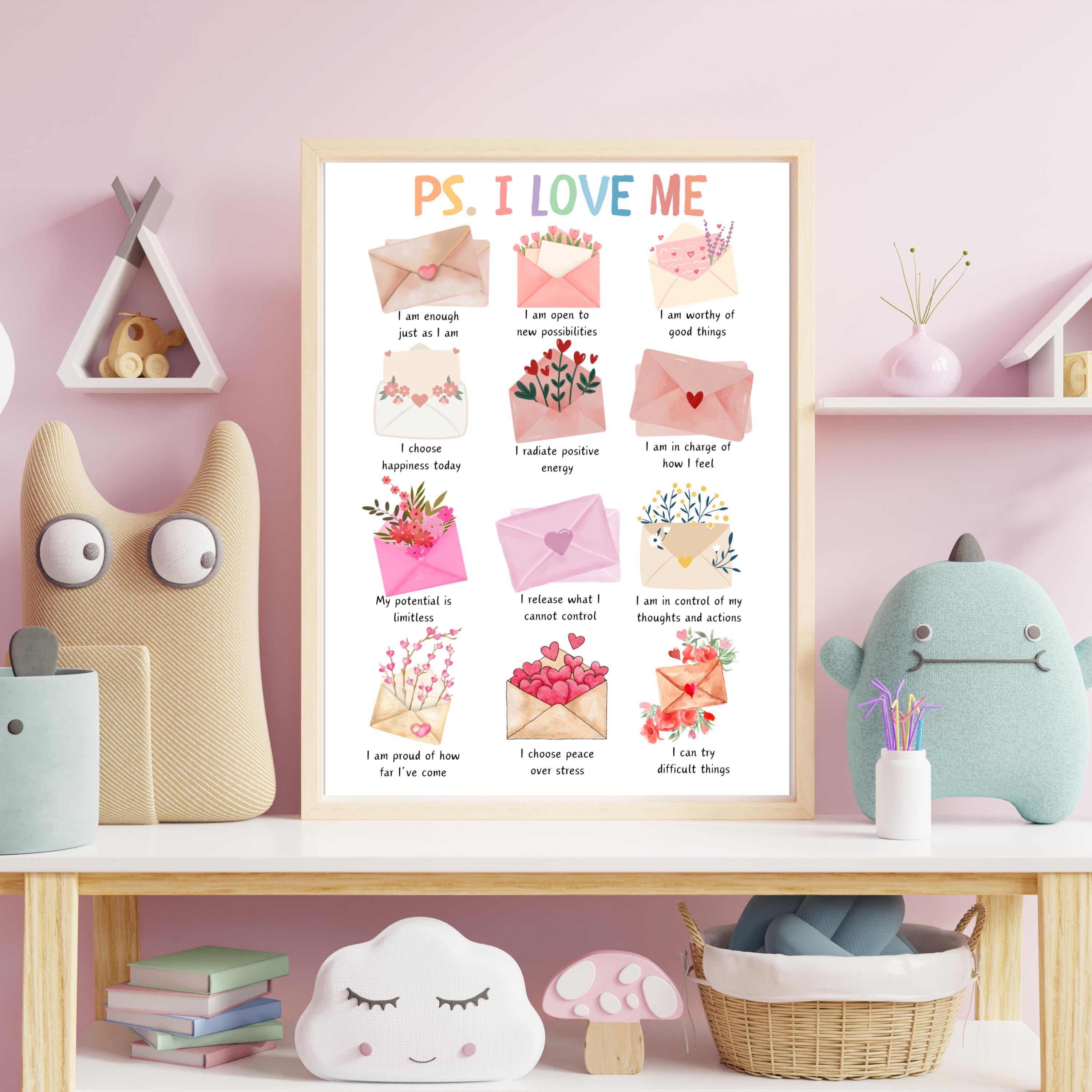 Therapy Office Counselor Decor, Note to Self Poster, Positive ...