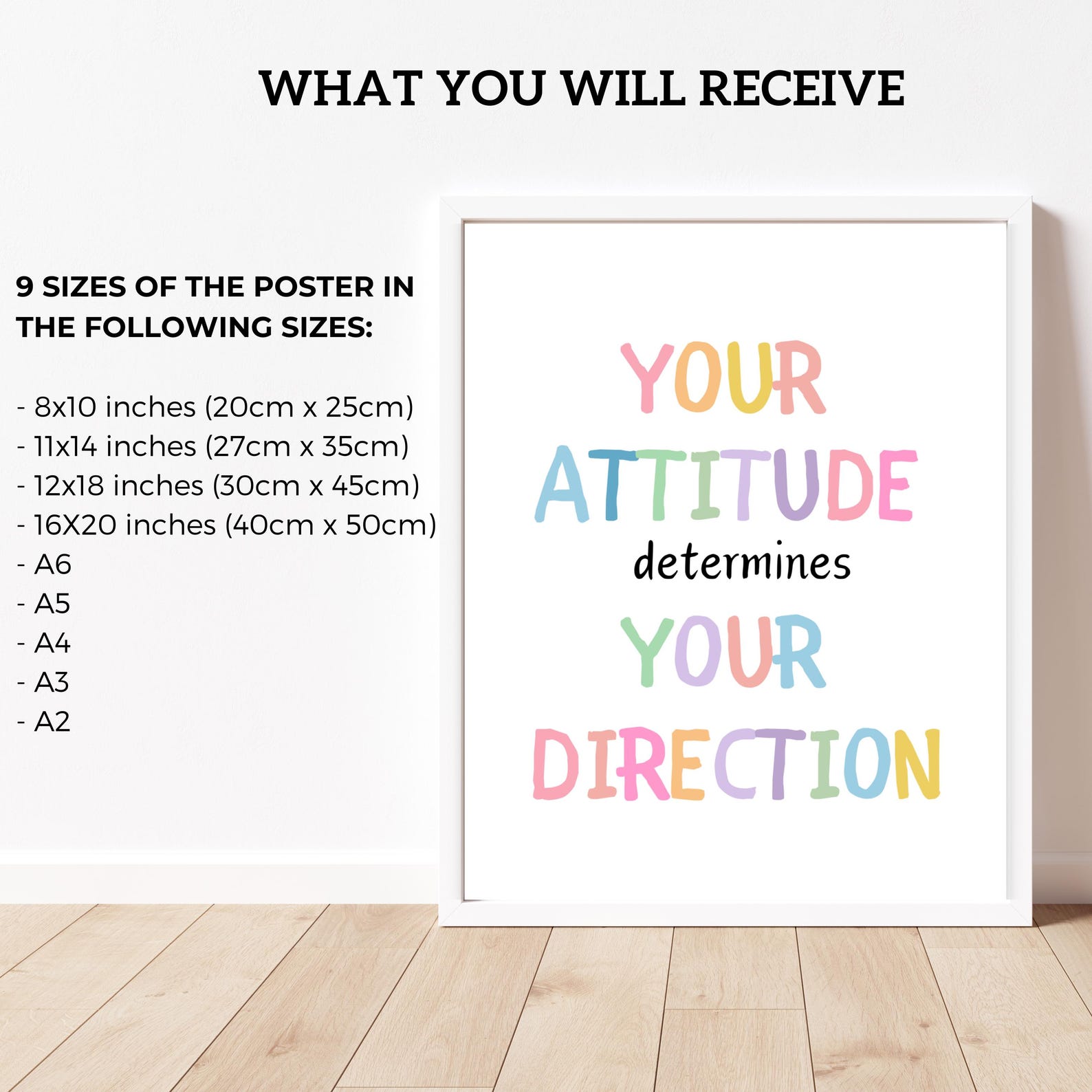 Growth Mindset Print, Mental Health Poster, Therapy Office Decor, Daily ...