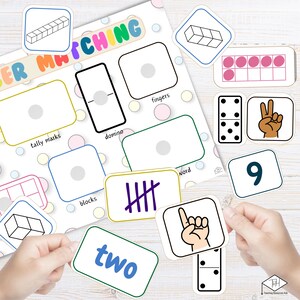 Montessori Counting Activity for Toddlers, Practice 1 to 10 Number ...