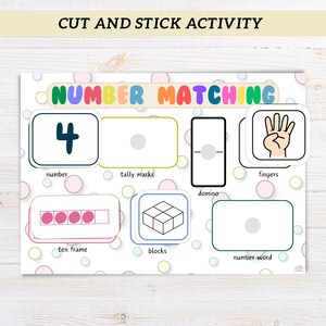 Montessori Counting Activity for Toddlers, Practice 1 to 10 Number ...