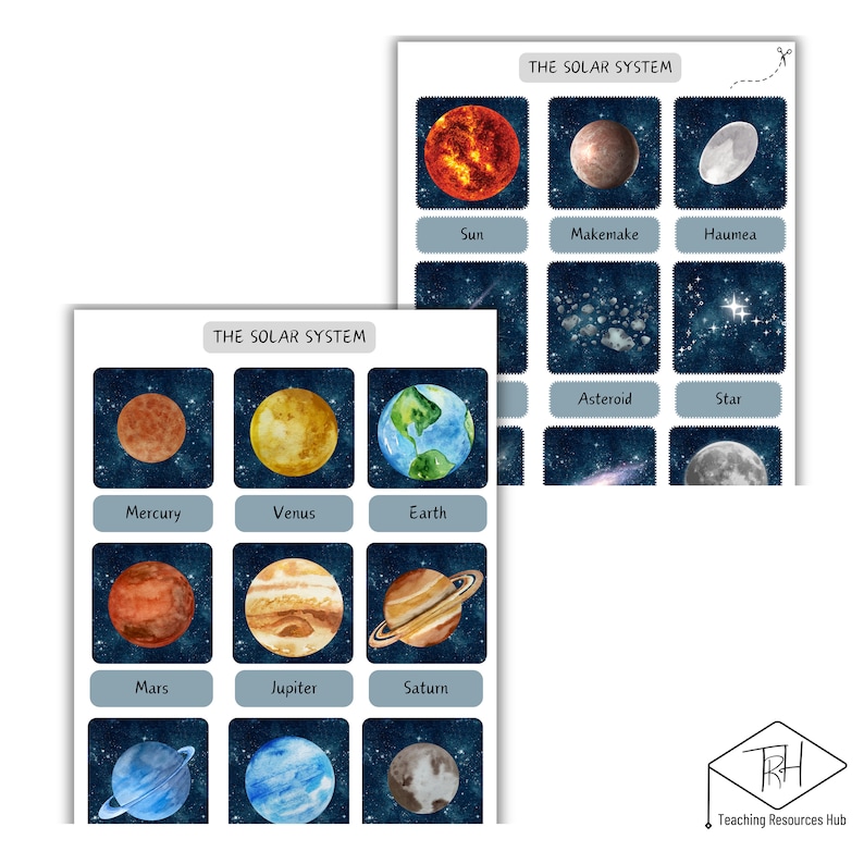 Solar System Toddler Busy Book Learning Pack - Montessori Materials ...