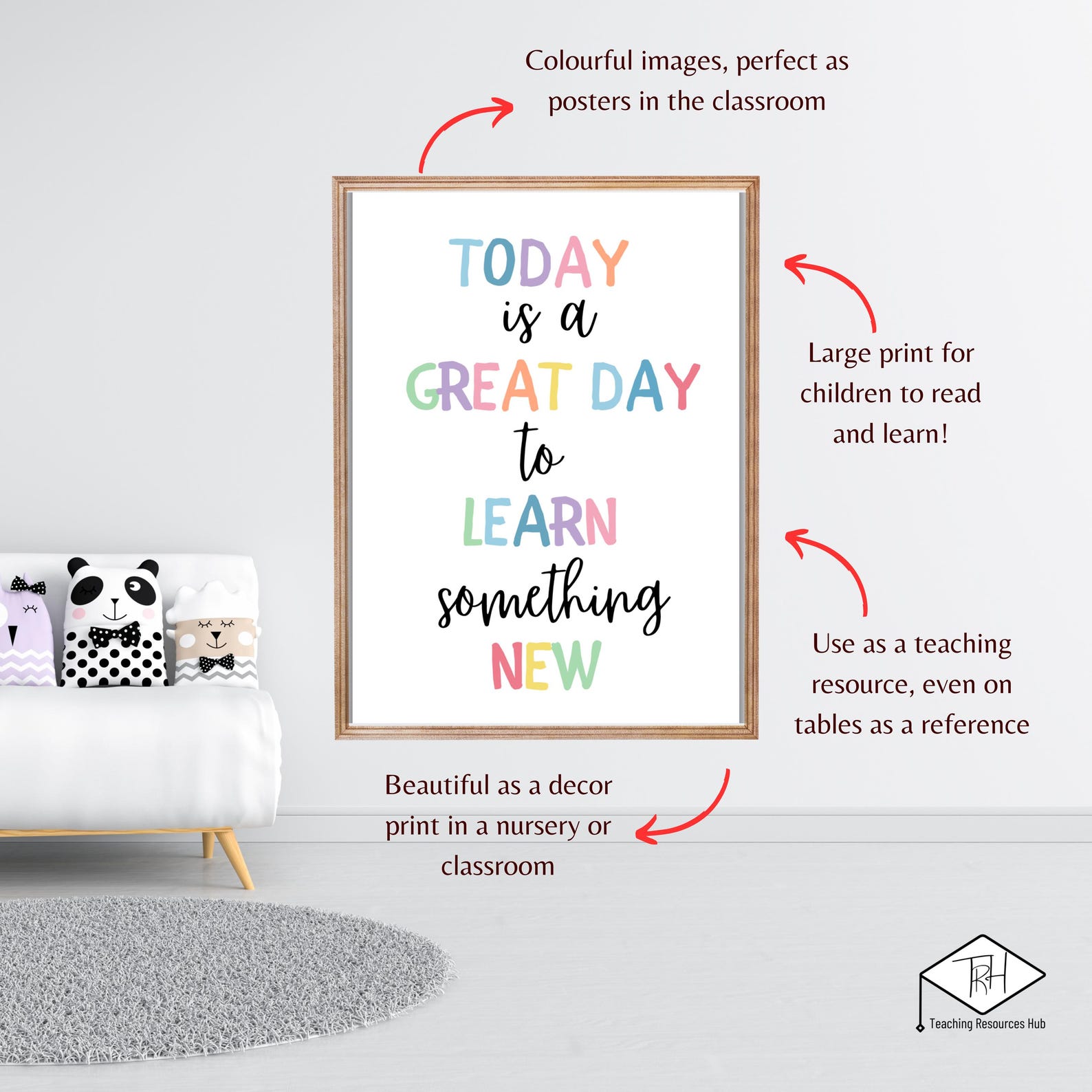 Today is A Great Day to Learn Something New Poster, Growth Mindset ...