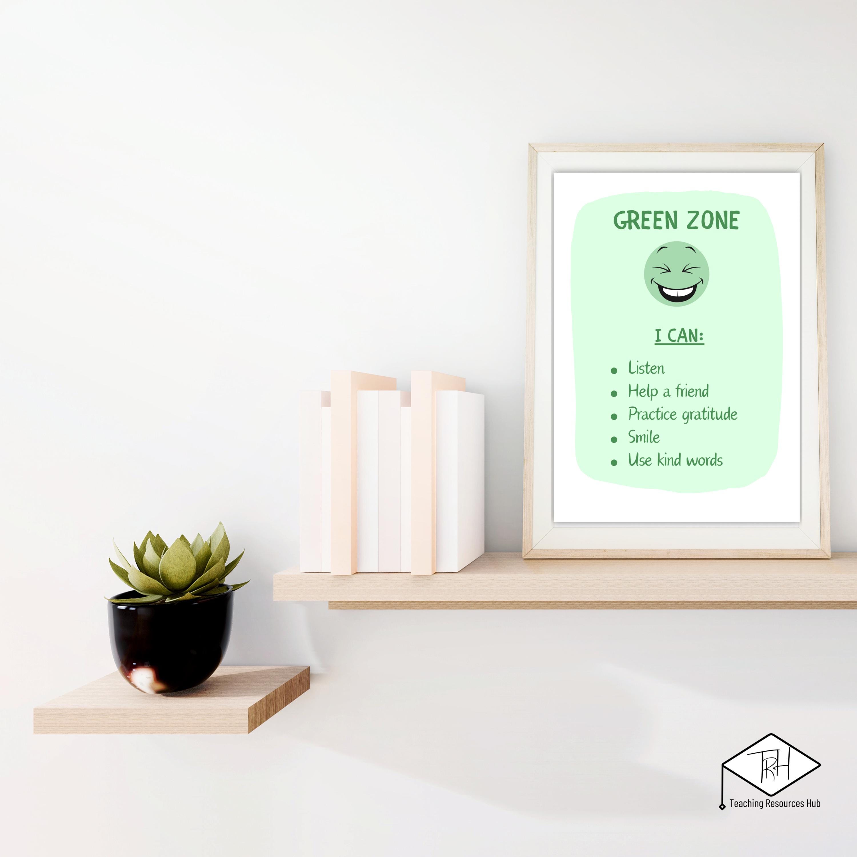 Zones of Regulation Posters, Classroom Decor, Feelings Chart Classroom ...