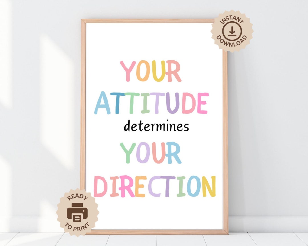 Growth Mindset Print, Mental Health Poster, Therapy Office Decor, Daily ...
