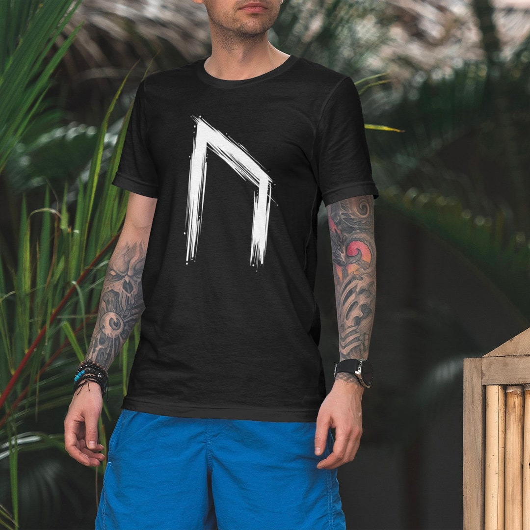 Viking Rune Graphic Shirt | Uruz, Aurochs, U - Nordic Symbol Shirt ...