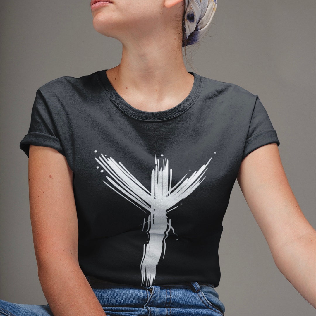 Viking Rune Graphic Shirt Algiz Elk Z Nordic Symbol - Etsy