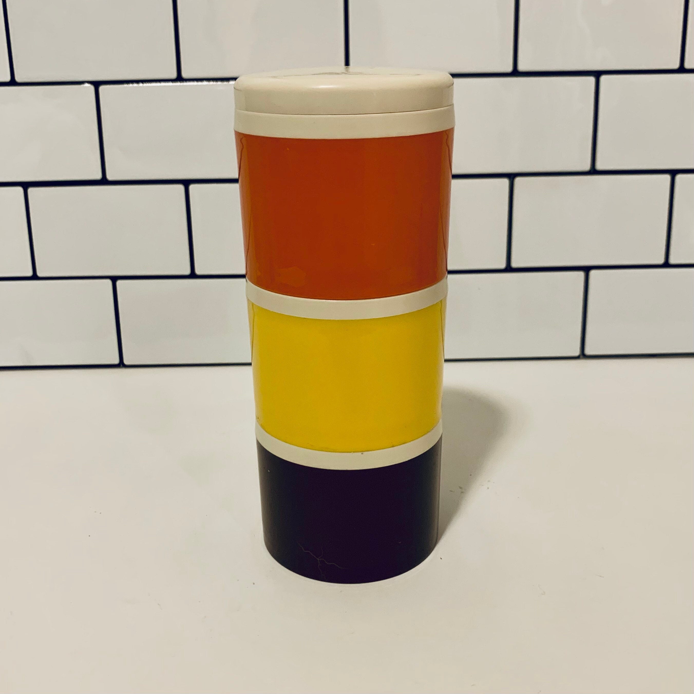 Vintage 1970s Tupperware Stackable Spice Jars, Retro Kitchen Storage - Etsy